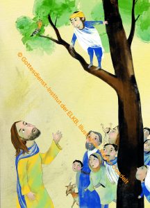 Jesus und der Zöllner Zachäus – Kinderkirchenlieder